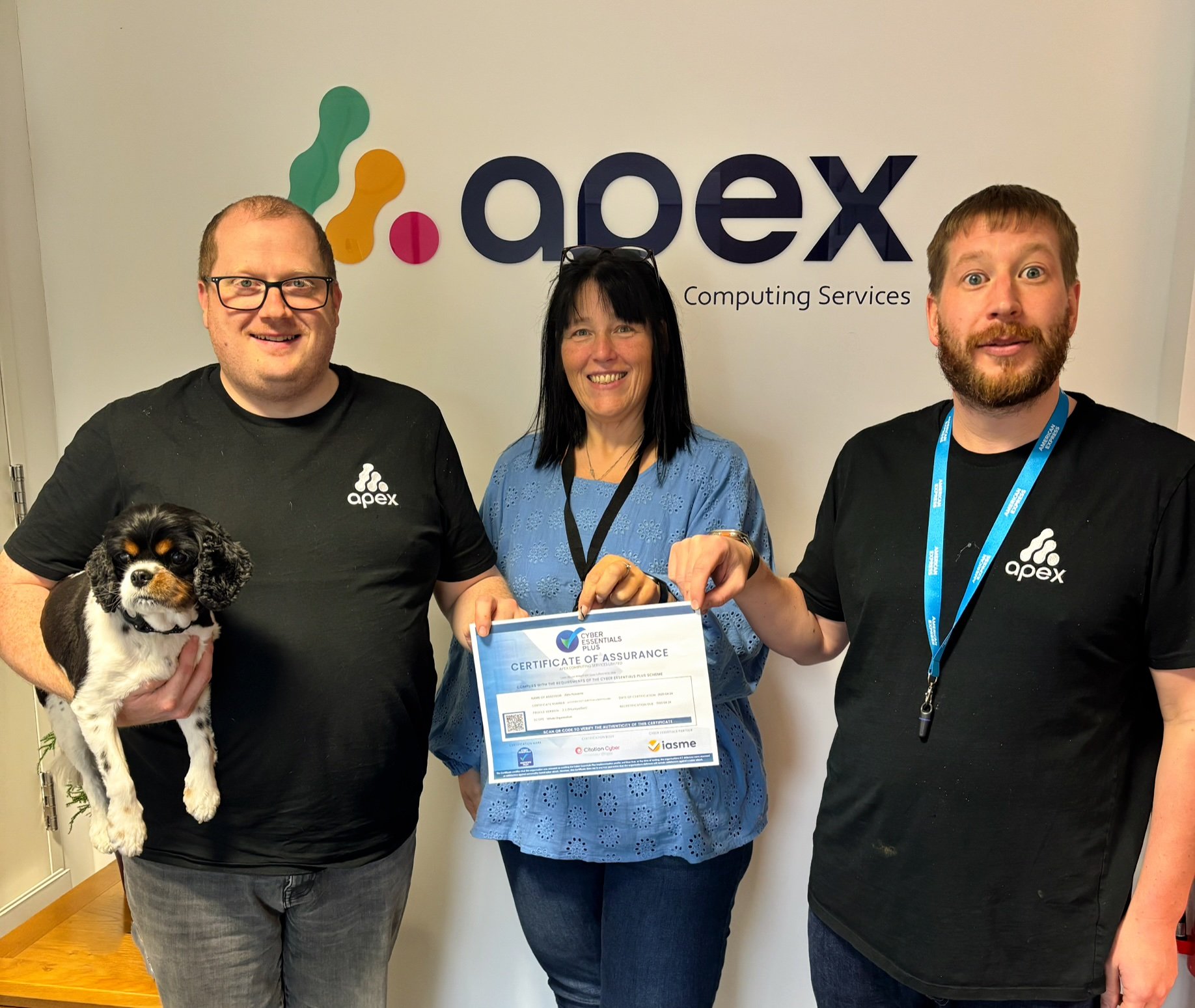 Celebrating Six Years of Cyber Essentials Plus Accreditation at Apex!
