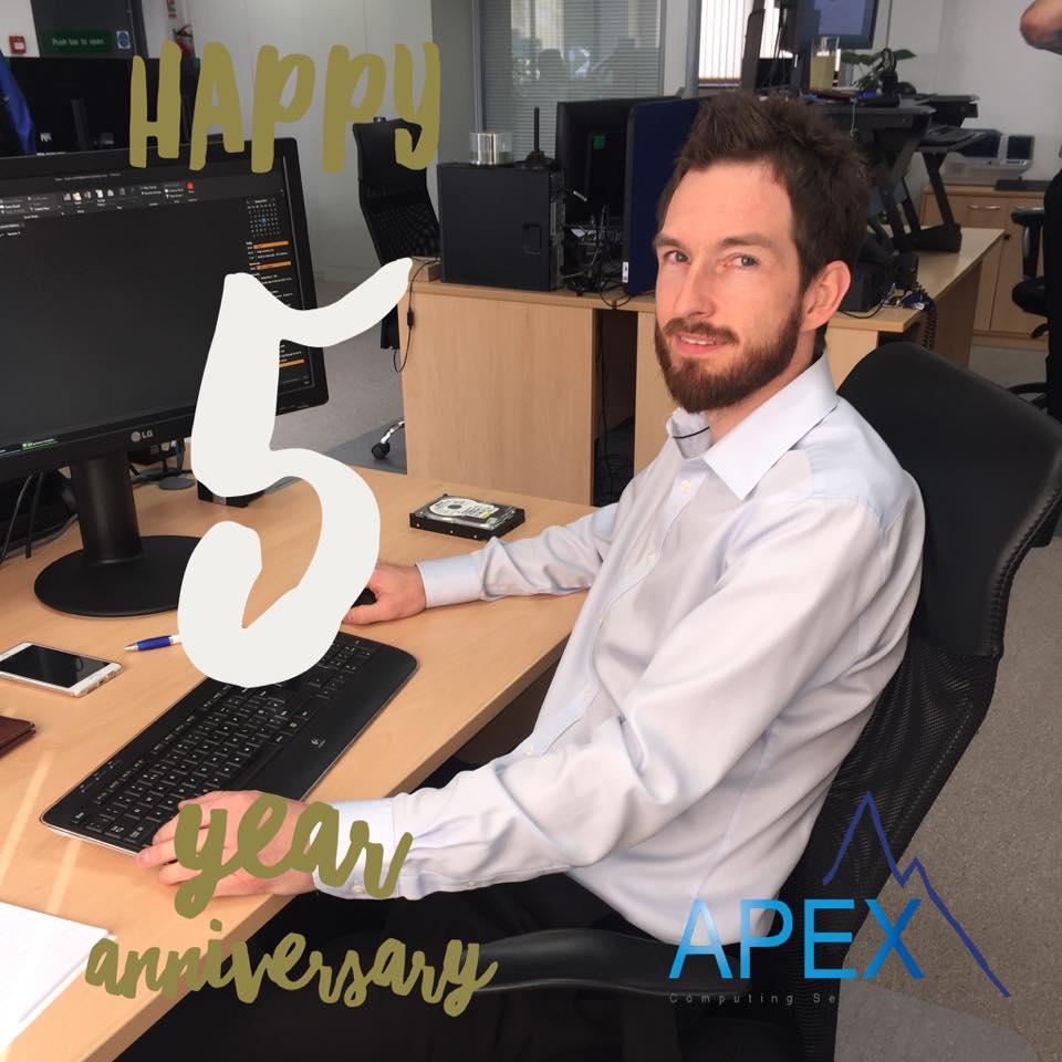 Stuart Smith - 5 Years - Apex Computing