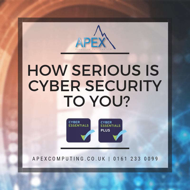 How Serious Is Cyber Security To You? - Apex Computing