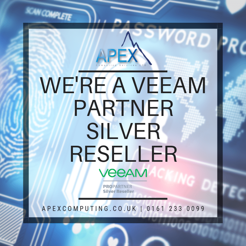 Veeam Silver Partner Reseller - Apex Computing