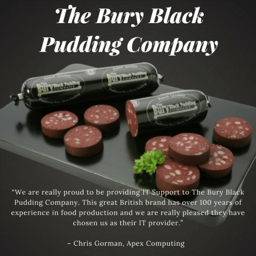 The Bury Black Pudding Company - Apex Computing
